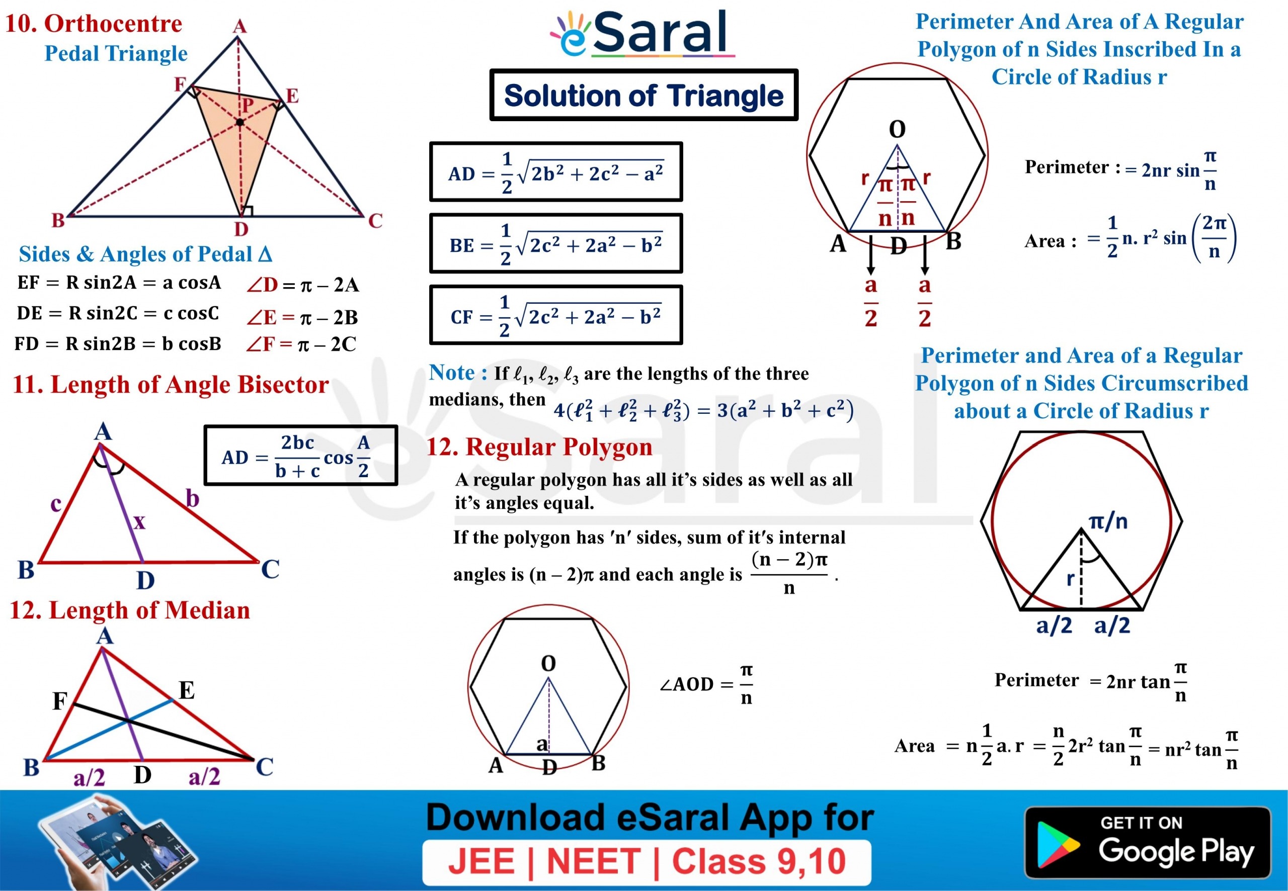 Mind Maps For Solution Of Triangle Class 11 JEE Main Advanced Mind Maps For Solution Of Triangle Class 11 JEE Main Advanced