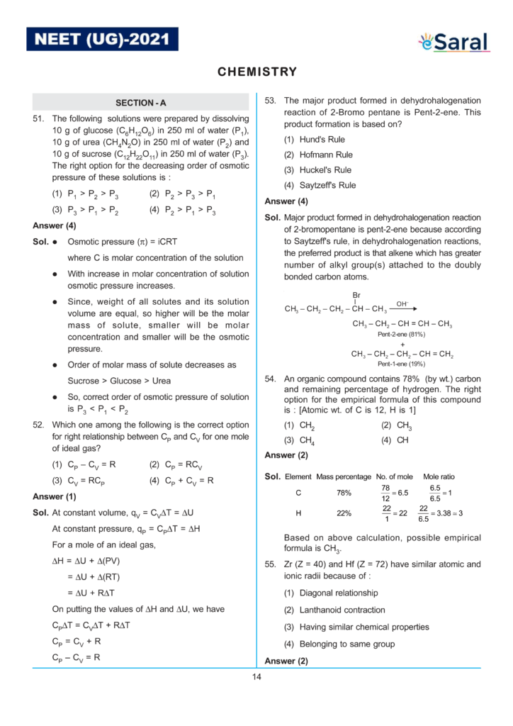 Download NEET 2021 Question Paper With Solutions Free PDF Download Download NEET 2021 Question Paper With Solutions Free PDF Download