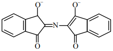 The correct structure of Rhumann's Purple, the compound