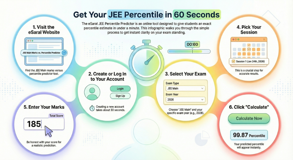 JEE Main Marks Versus Percentile Tool 2026 [With Real Data]