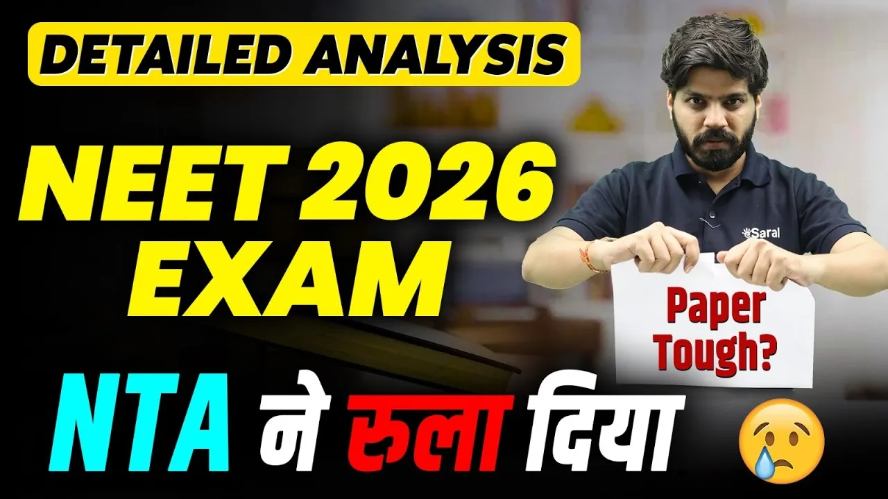 Re-NEET 2026 Paper Analysis: Cutoff & Difficulty